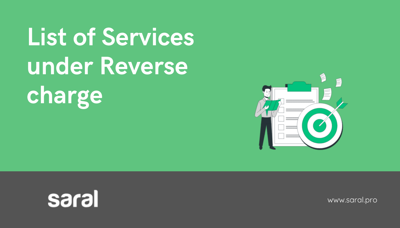 Reverse charge list under GST