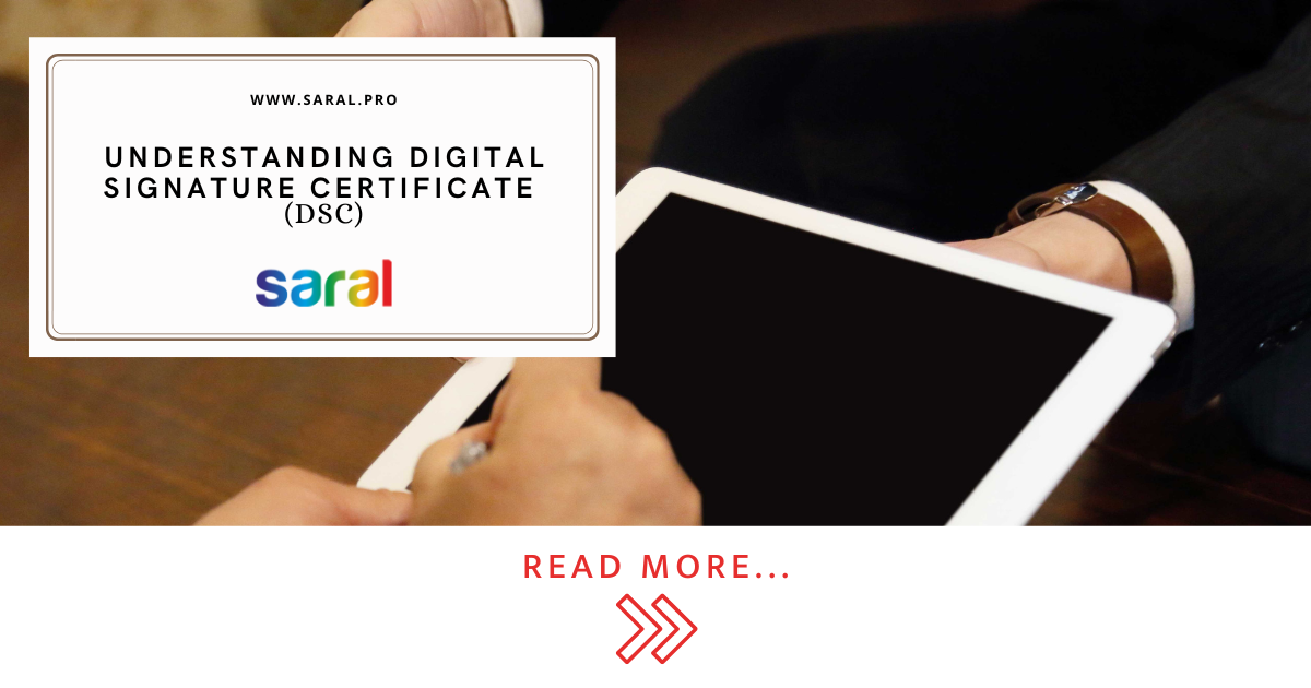 Understanding DSC or Digital Signature Certificate for TDS