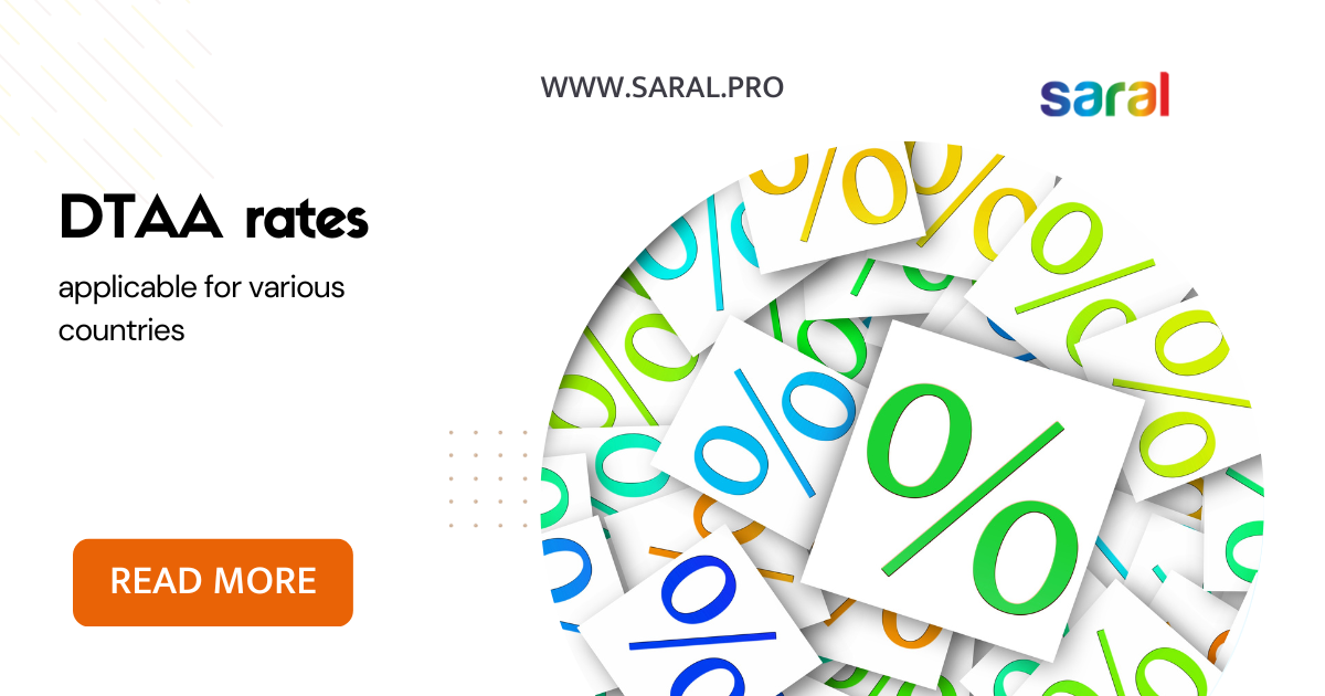 DTAA rates applicable for various countries [With Table]