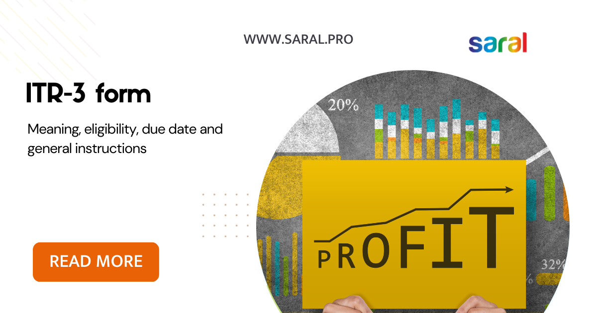 ITR-3 form - Meaning, eligibility, and due date with PDF download