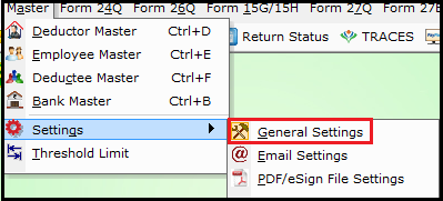 Form 15G/15H return filing in Saral TDS - Saral Pro