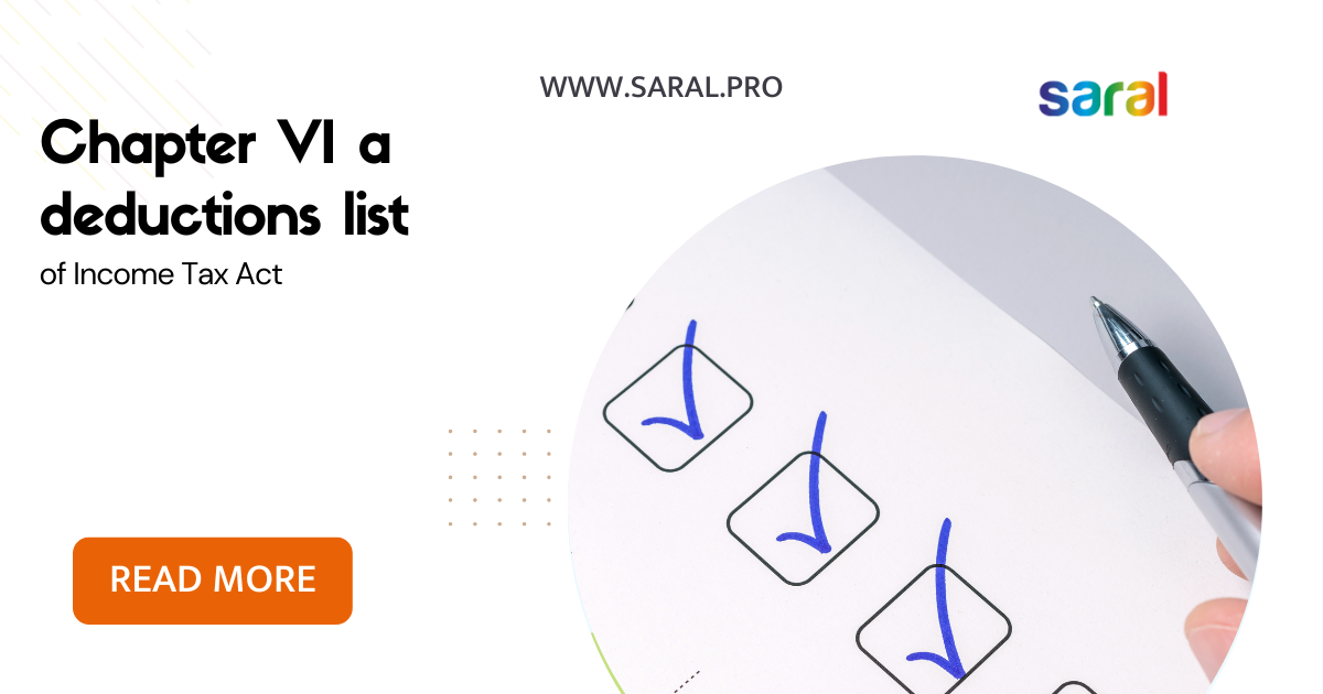 Chapter VI A Deductions List