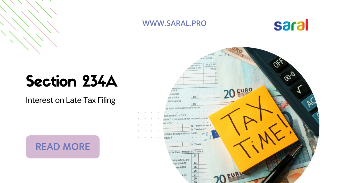 Section 234A: Interest on Late Filing of Income Tax Returns