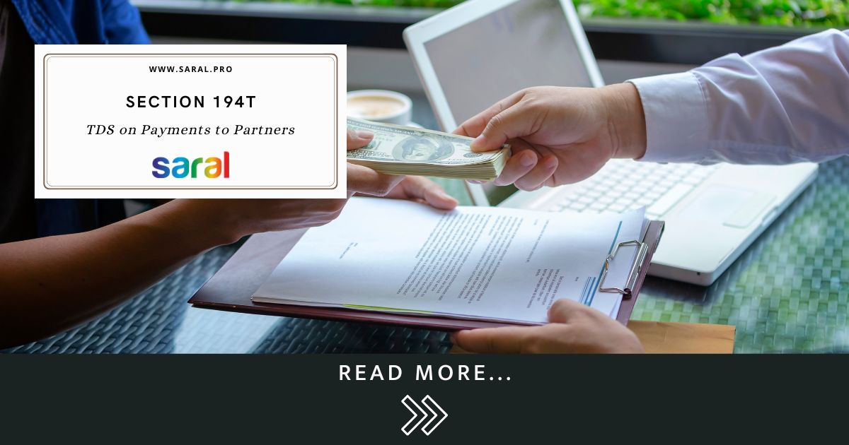 SEO Title: Section 194T: TDS on Partner Payments Explained Simply