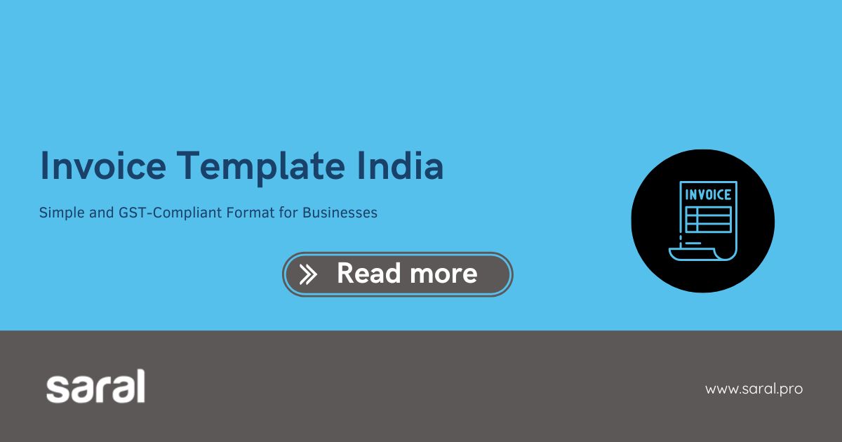 Invoice Template India: GST-Compliant PDF, Word & Excel Formats
