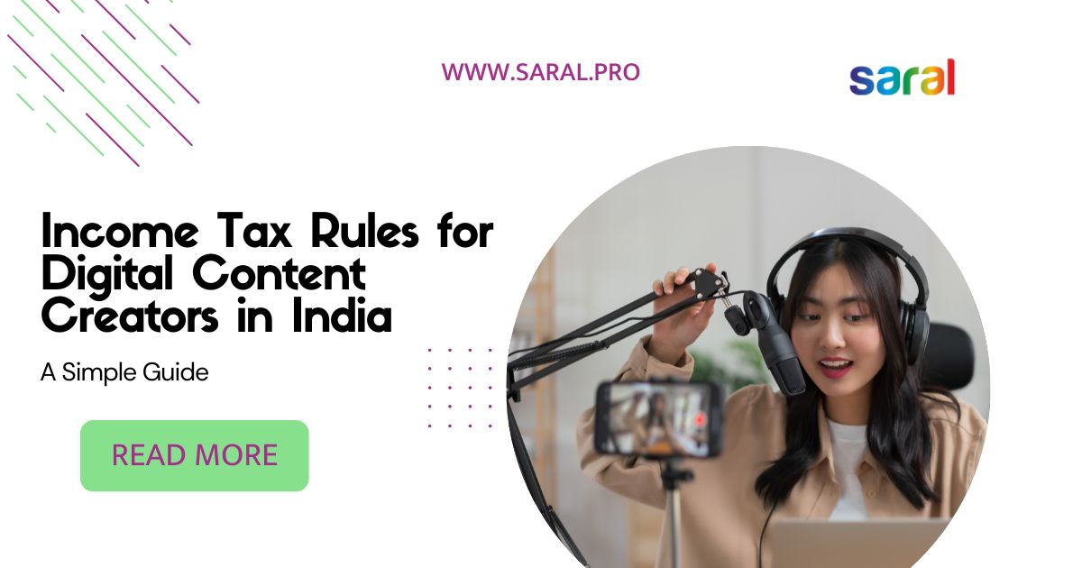 Income Tax Rules for Digital Content Creators in India | A Simple Guide